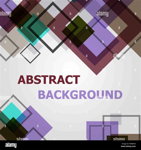 Abstract Square Geometric Pattern Design Background Stock Vector Stock Vector Image And Art Alamy