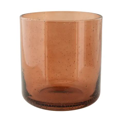Amber Bubble Tumbler Jar Candlescience