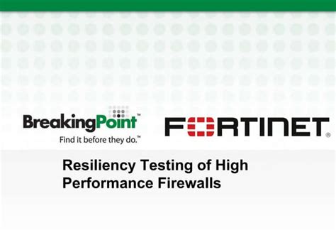 Testing High Performance Firewalls Pptx