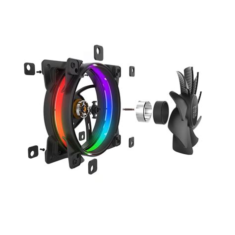 Pccooler 3/Pack 120Mm Rgb Fan 5V 3pin Frgb Pwm Sti... – Grandado
