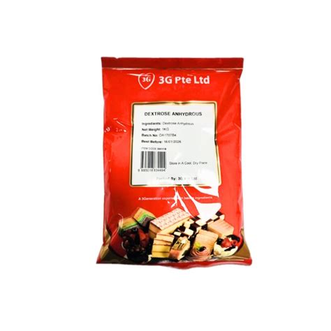 Dextrose Anhydrouspacx1kg 3g