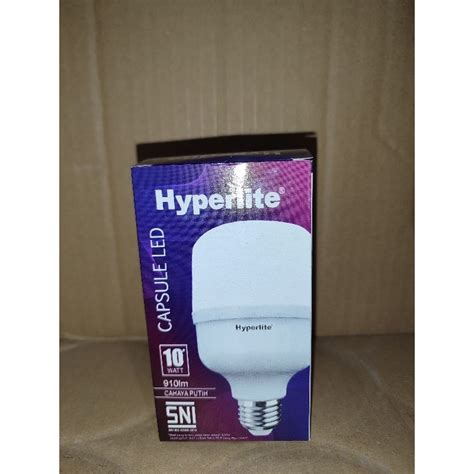 Jual HYPERLITE LED BOHLAM SNI KAPSUL CAPSULE 10W 6500K Shopee Indonesia