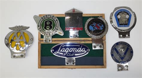 Bonhams Cars Seven Assorted Car Badges