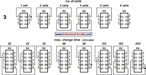 NiMH Charger For Up To Six Cells Circuit Diagram