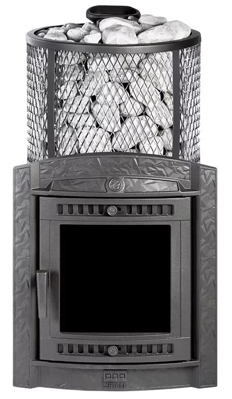 Банная печь Атмосфера Xl сетка нержавейка купить в Новосибирске