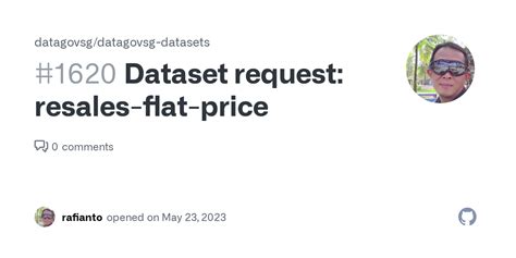 Dataset Request Resales Flat Price · Issue 1620 · Datagovsgdatagovsg