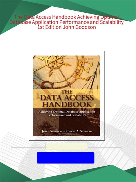 the data access handbook achieving optimal database application performance and scalability 1st