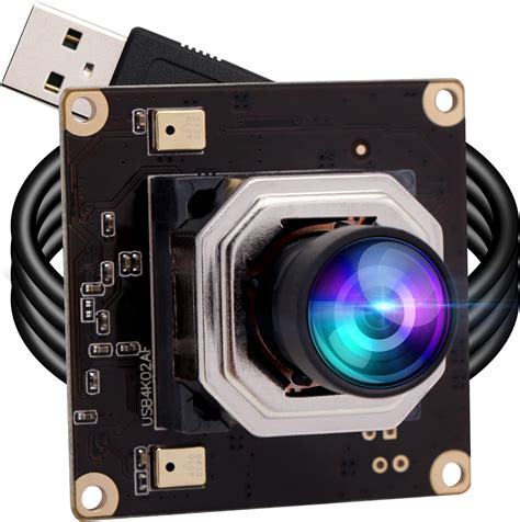 Compact USB Camera Module With Autofocus Microphone And K Resolution Ideal For Raspberry Pi