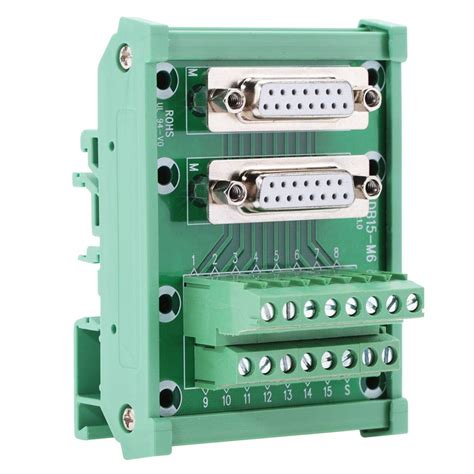 Buy Durable Small Body DIN Rail Interface Module DIN Rail Interface Module Connector Double