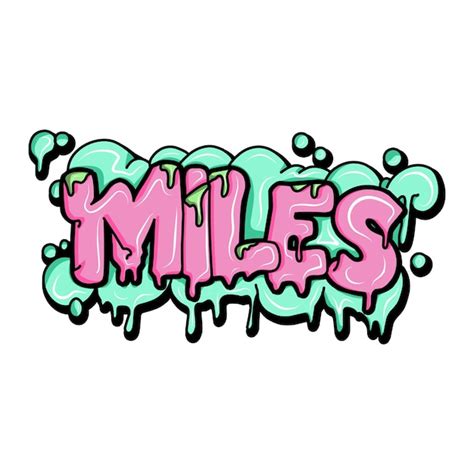 Nomes De Graffiti Com Design Desenhado à Mão Vetor Premium