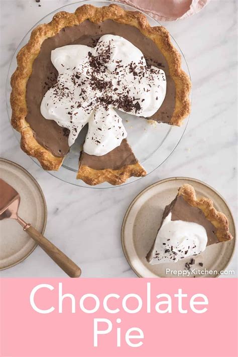 This Easy Chocolate Pie Has A Rich Silky Indulgent Yet Oh So Light