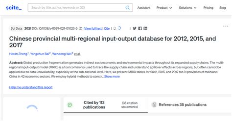 Chinese Provincial Multi Regional Input Output Database For 2012 2015 And 2017