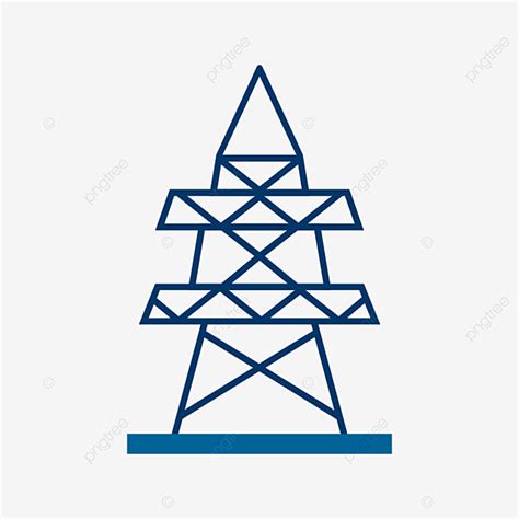 Electric Tower Vector Design Images Electric Tower Vector Icon Tower