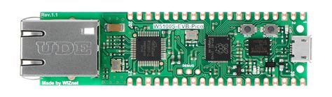W5100S EVB PICO Platine Mit RP2040 Mikrocontroller Und Ethernet