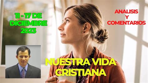 Respuestas NUESTRA VIDA CRISTIANA SEMANA DEL 11 AL 17 DE Diciembre 2023
