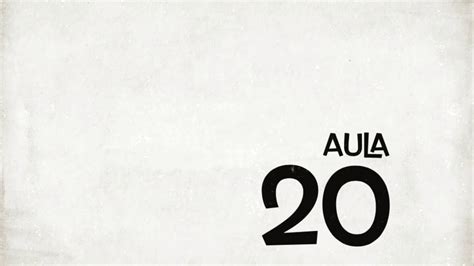Aula 20 Youtube