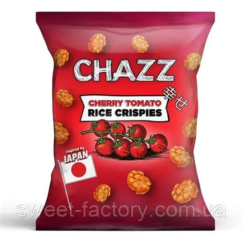 Чіпси Chazz Rice Crispies Cherry Tomato 100g Id 2270958899 ціна 199 ₴ купити на Prom Ua