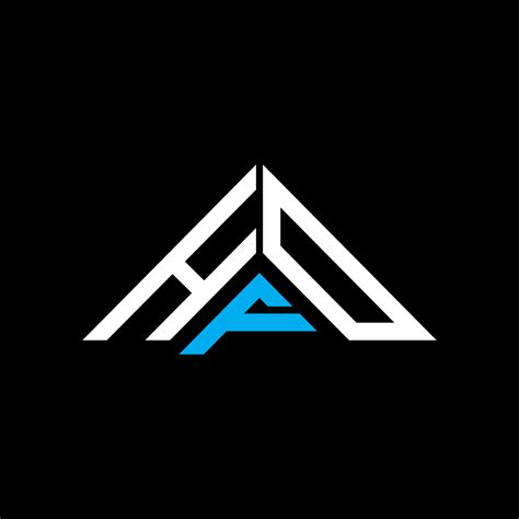 Hfd Letter Logo Creative Design With Vector Graphic Hfd Simple And