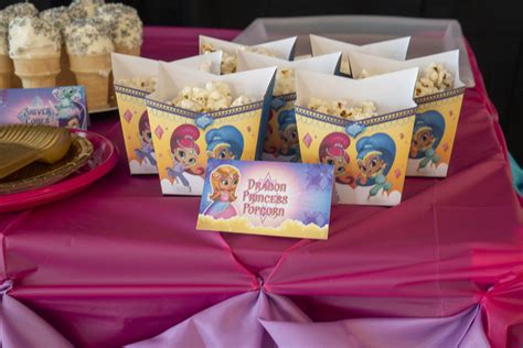 Shimmer And Shine Birthday Party Food