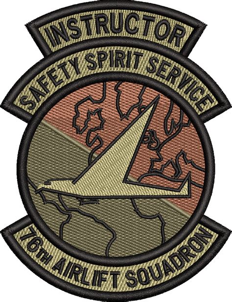 Instructor 76th Airlift Squadron Safety Spirit Services Ocp