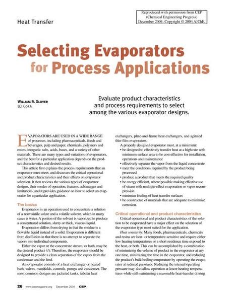 Factors Affecting Distillation Column Operation