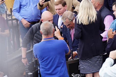 Woman Who Threw Mcdonalds Milkshake At Nigel Farage Admits Assault