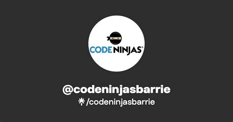 Codeninjasbarrie Instagram Facebook Linktree
