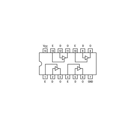 Ic Quad Buffer 3 State Ic74ls126