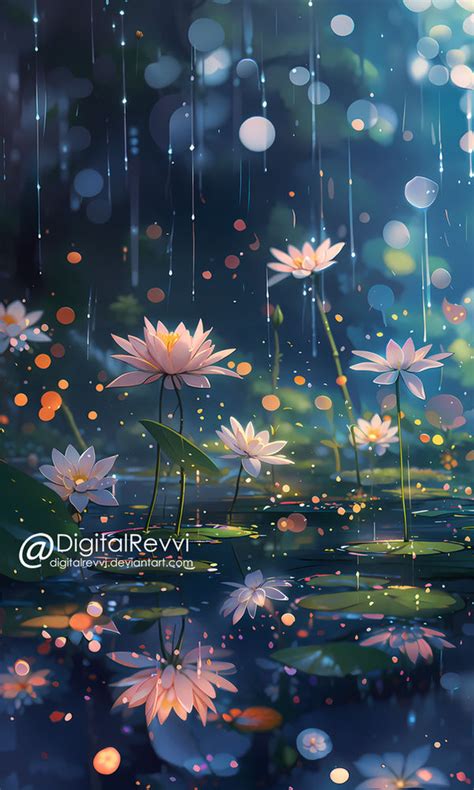 Beautiful Rain Kissed Serenity By Digitalrevvi On Deviantart