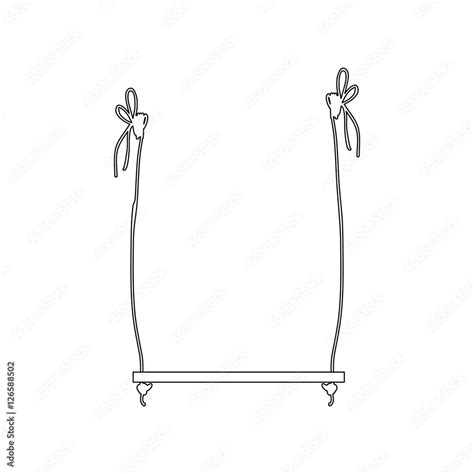 Tree Swing Icon Image Vector Illustration Design Stock Vector Adobe Stock