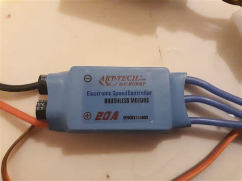 Art Tech Esc And Motor Beep Once Per Second Immediately After Plugin No Throttle Control