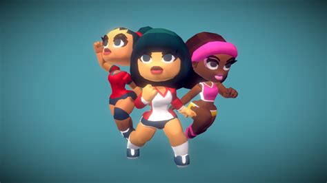 Volleyball Girls Proto Series Update 3d Model By Bitgem Bbdafa5