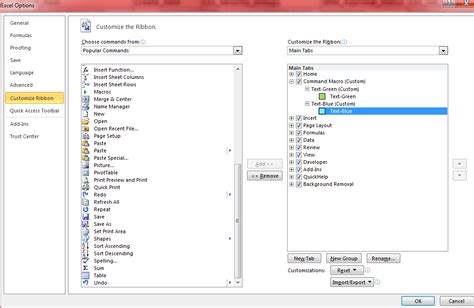 Execute Vba From Excel 2010 Ribbon Stack Overflow