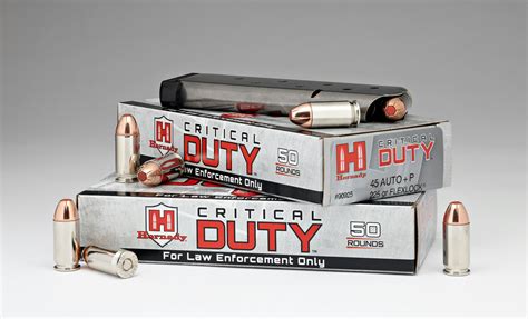 Hornady Adds 45 Auto To Critical Duty Line Police Magazine