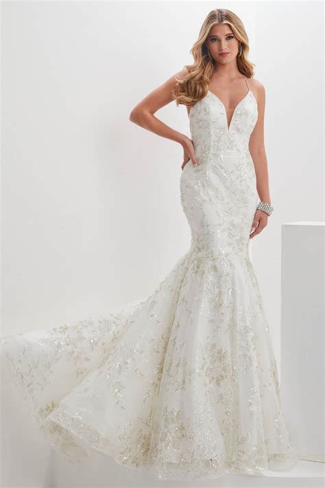 Floral Mermaid Prom Dress By Panoply 14138