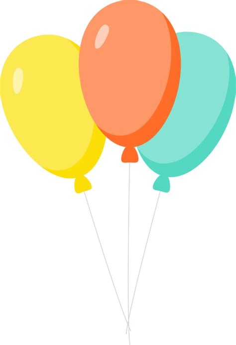 Ilustración De Fiesta De Globos 13169213 Png