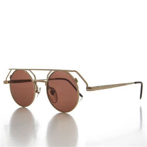 90s Round Steampunk Goth Vintage Sunglass Joker Sunglass Museum