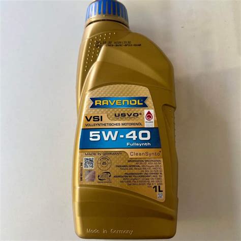 Original Genuine Ravenol Vsi W Fully Synthetic Engine Oil L