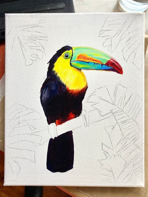 Fancy Beak Oil Painting By Lucia Verdejo Artfinder
