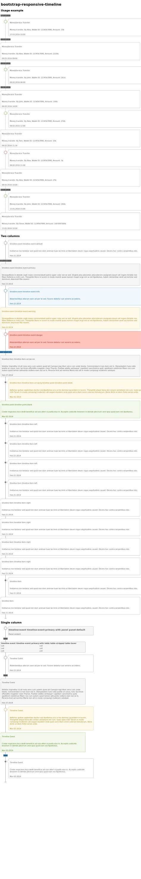 纯css3工单回复流程时间轴代码
