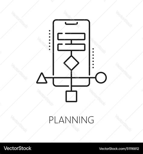 Planning Web App Develop And Optimization Icon Vector Image
