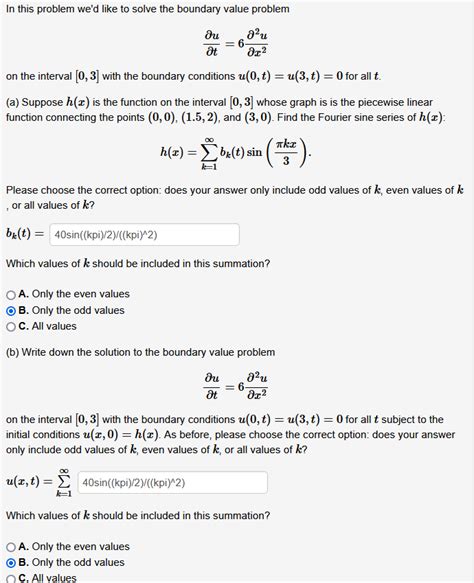 Solved In This Problem Wed Like To Solve The Boundary Value