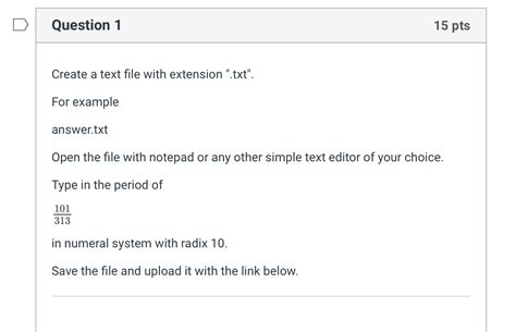 Create A Text File With Extension Txt For Example Chegg