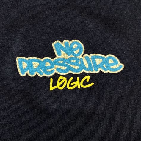 Tour Tee Logic No Pressure Rap Tour Poster Tee Os Grailed