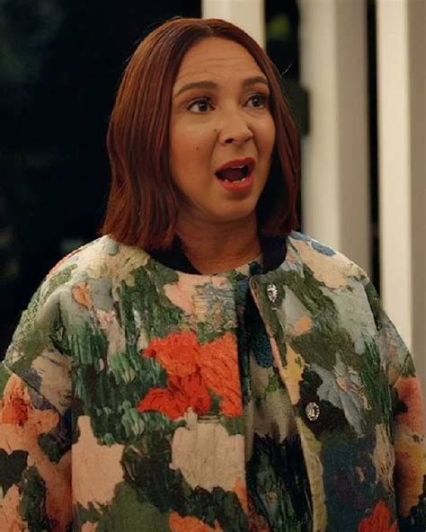 Loot S Maya Rudolph Floral Coat Free Shipping