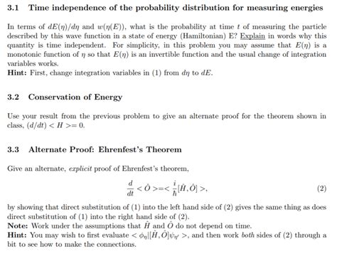 Solved 3 The Energy Representation Superposition Solutions