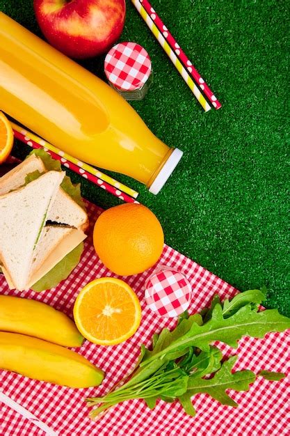 Premium Photo Picnic On The Grass