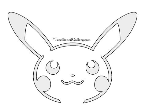 Printable Pikachu Pumpkin Stencil Printable Word Searches