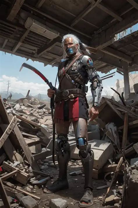 Ai Art Apocalyptic Times Warrior By Anonymous 1638599659230679399 Pixai