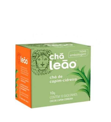 Chá Leão Matte Erva Cidreira C10 Saquinhos Grupo Universo